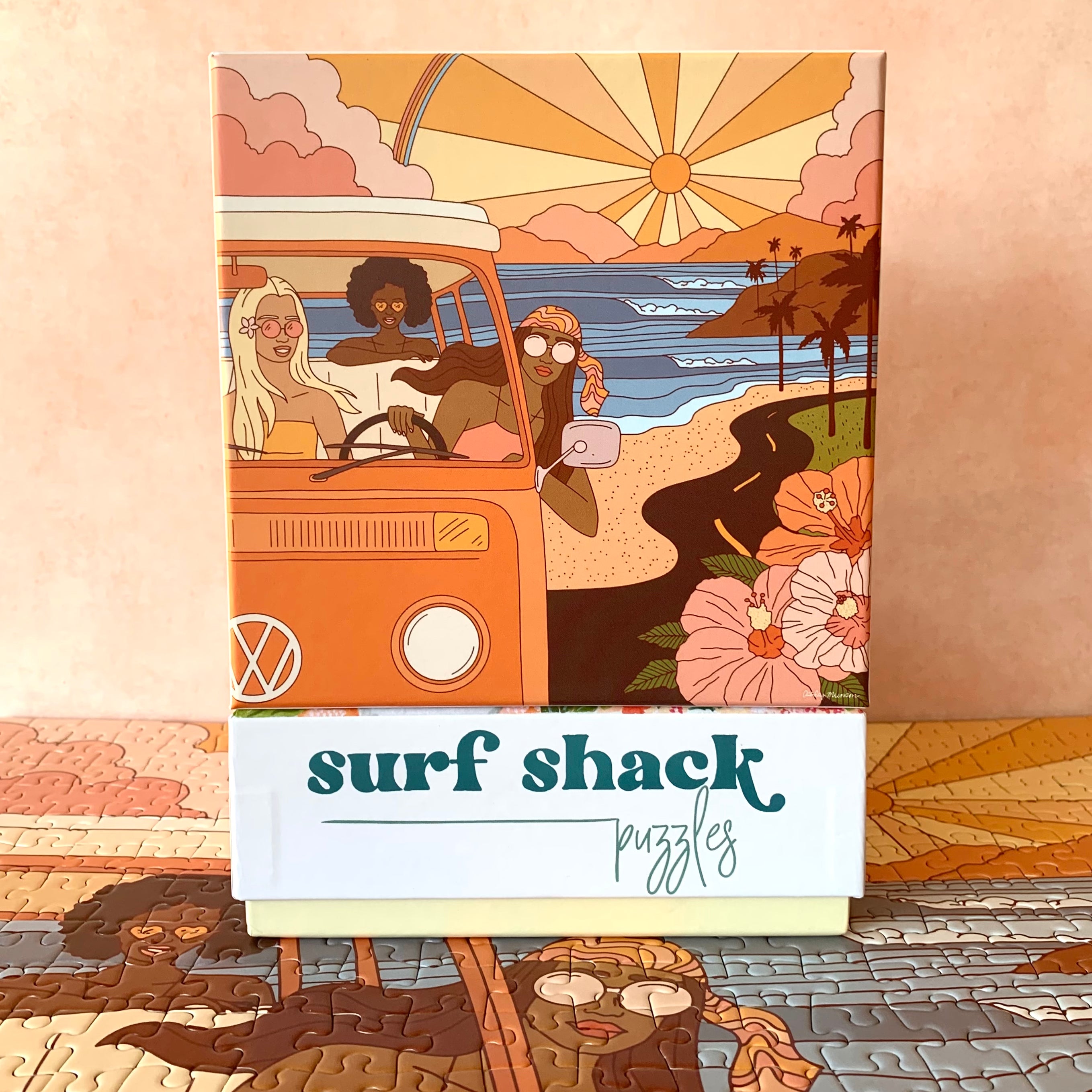 Sunset Groove by Ashley Munson – Surf Shack Puzzles