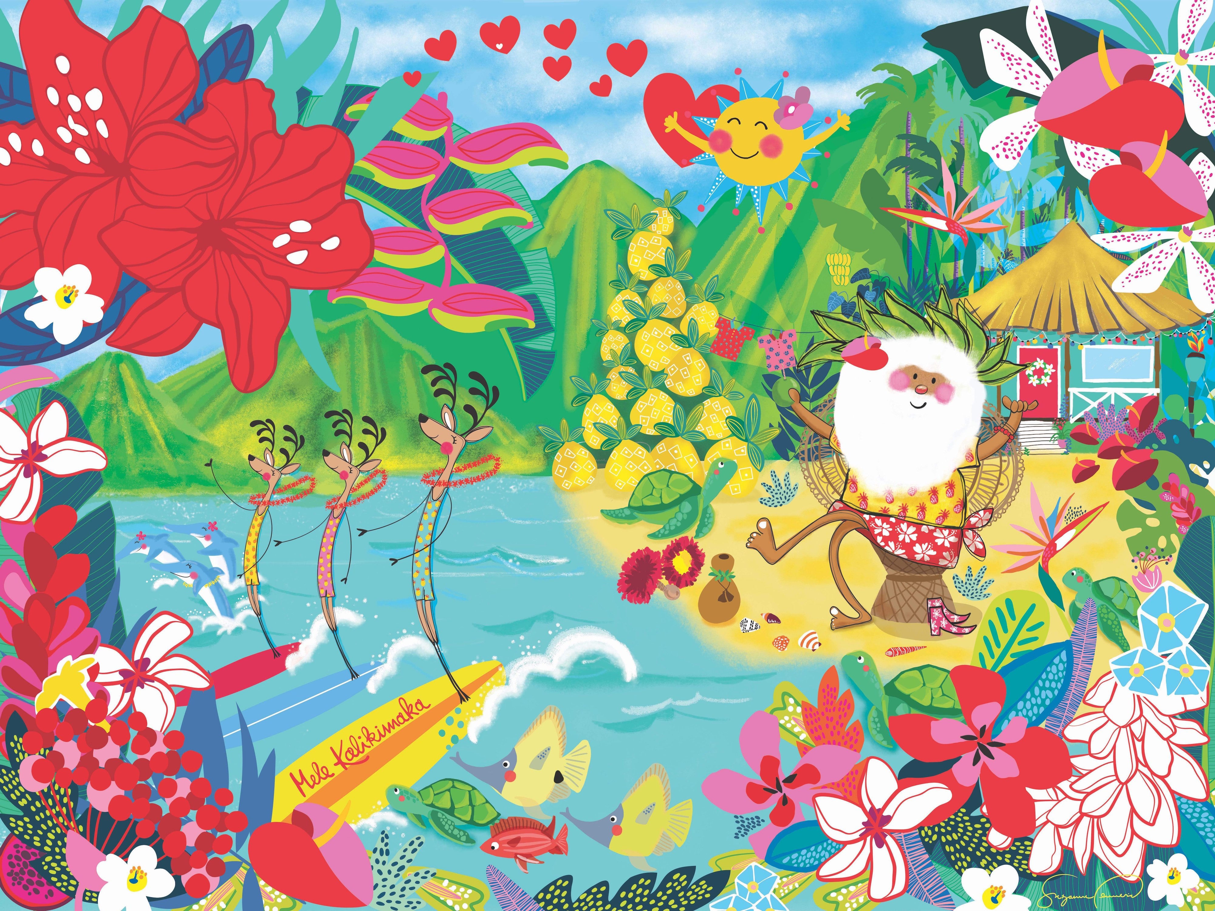 Santa's Tropical Xmas by Suzanne J. – Surf Shack Puzzles