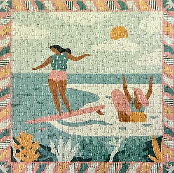 Weligama Girls by Tasiania – Surf Shack Puzzles